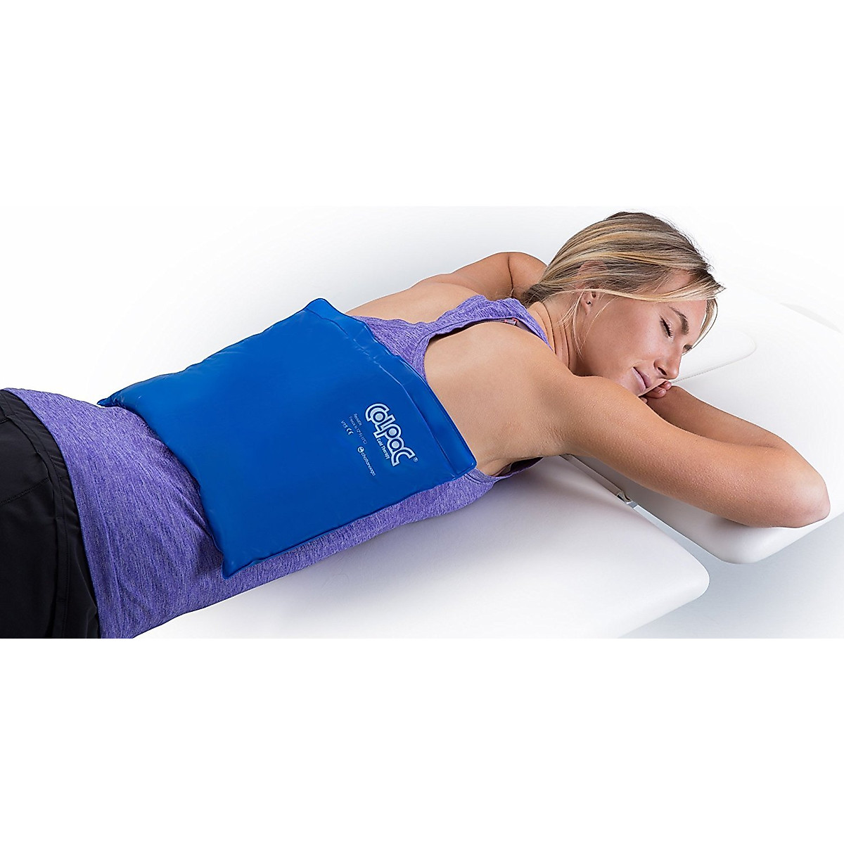 Chattanooga ColPac Reusable Gel Ice Pack Cold Therapy for Knee, Arm, Elbow, Shoulder, Back for Aches, Swelling, Bruises, Sprains, Inflammation (11"x14") - Blue