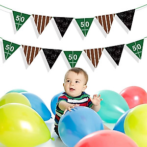 Football Banner,Game Day Banner,Taigate Banner,Football Party,Sports Day Party,Football Decoration for Picnic,Home Parties,Wedding,Celebration and Festivals