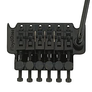 Floyd Rose Original Electric Guitar Tremolo System Kit | Color: Black | Contains All Hardware Parts Needed to Install Bridge, Springs & Claw, Mounting Studs, Arm | Legendary Double-Locking Whammy Bar