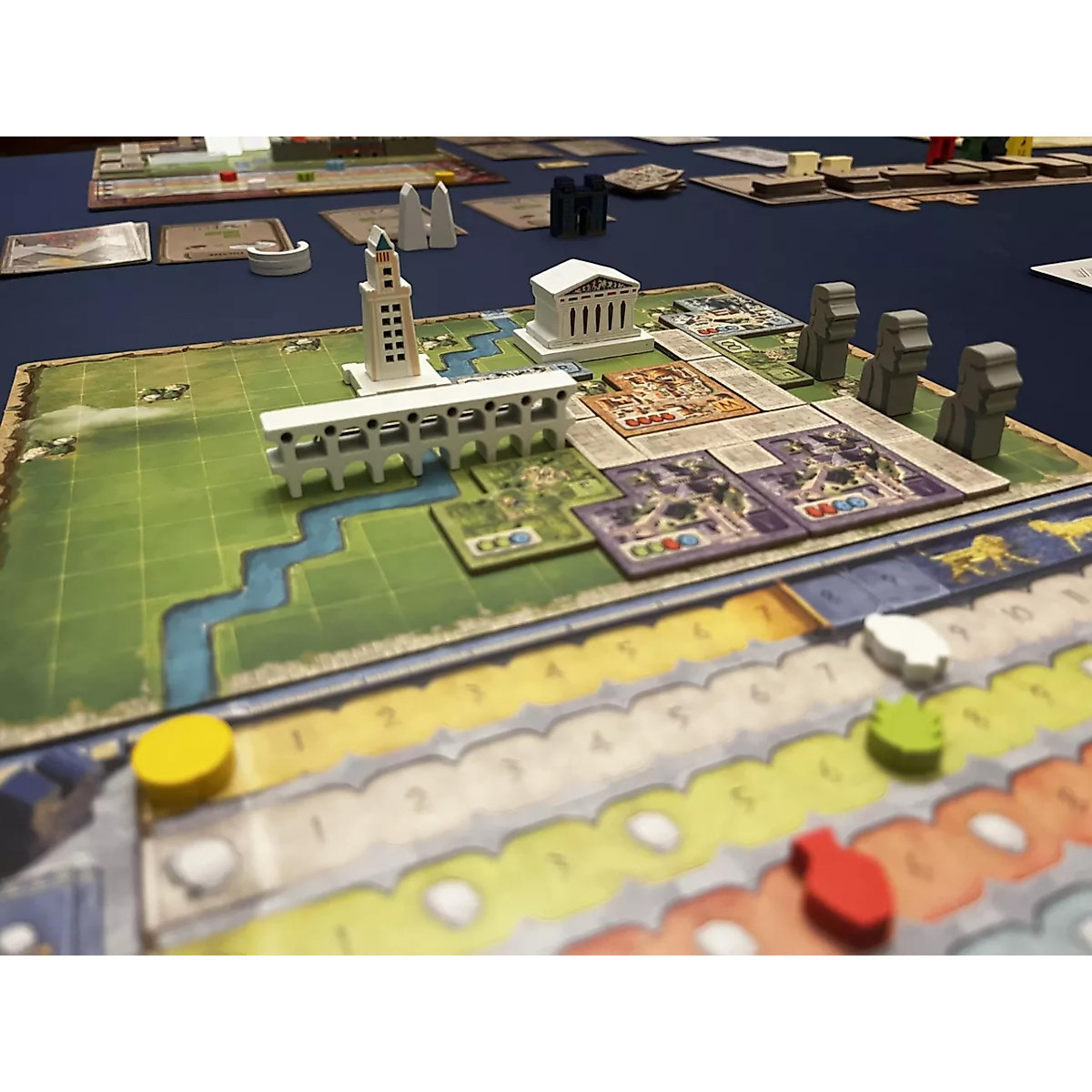 World Wonders Strategy Board Game by Arcane Wonders – Build Iconic Landmarks, Compete Strategically, for 1-5 players and Ages 14+