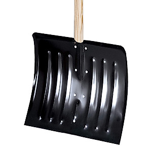 True Temper 1640700 Steel Snow Shovel with D-Grip Hardwood Handle 18 Inch