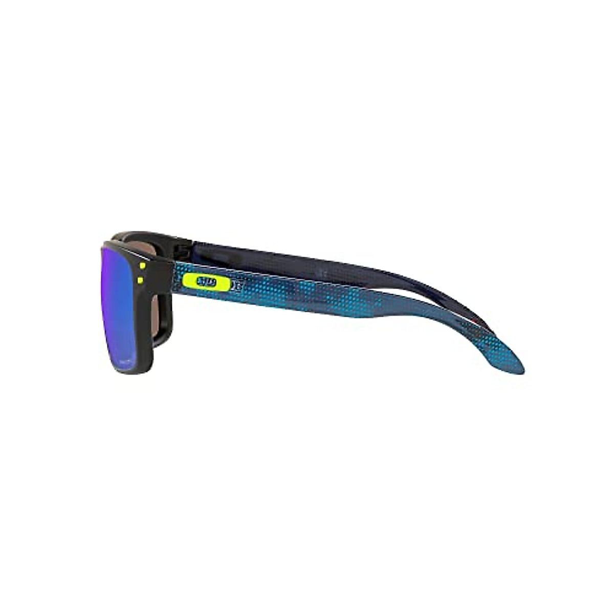 Oakley Men's Oo9102 Holbrook Square Sunglasses, Hi Res Blue Camo/Prizm Sapphire, 57 mm