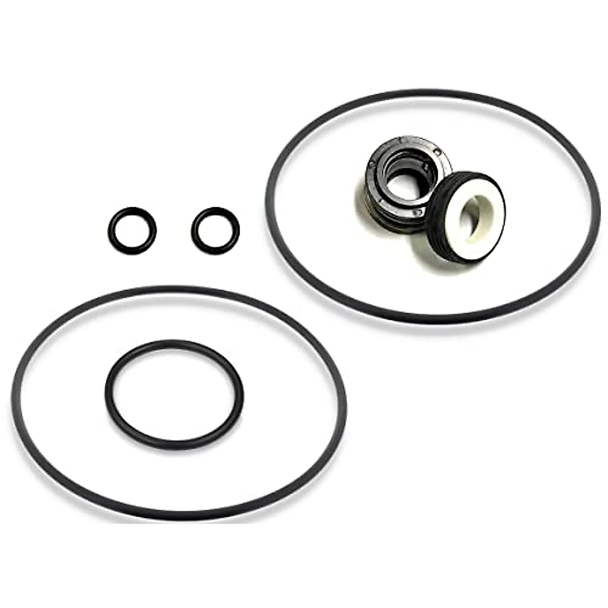 Tiki Island Pool Express Compatible with Pentair Optiflo Pump O-Ring Shafft Seal Kit fits 3/4 to 1 1/2 HP