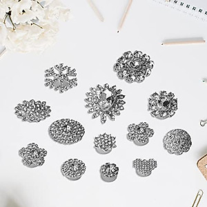 Ogeteye Bling Shoe Charms for Women and Girls,Designer Shoe Charms Gift,Diamond Jewels Luxury Accessories Shoe Decoration