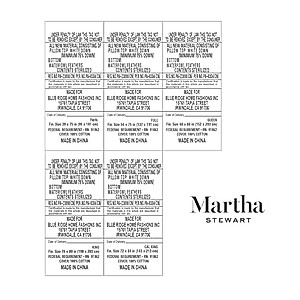 Martha Stewart Mattress Topper Twin Size - 3 Inch Feather Bed 100% Cotton Cover Fabric- All Seasons Fluffy White Mattress Pad Feather Topper Relieve Back Pain for Bedroom