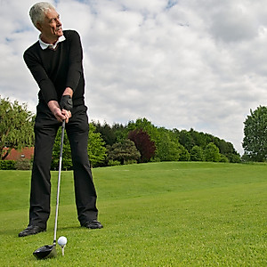 Senior Golf Tees Designed for Shaky Hands and Golfers with Multiple Sclerosis, Overactive Thyroid, are Over 65, Beginners, or have Unsteady, Trembling Hands; Easy to Put Ball On; 5 Pack