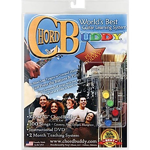 ChordBuddy Guitar Learning System for Right Handed Guitars. Includes ChordBuddy, 2 Month Lesson Plan DVD and Song Book