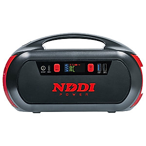 Portable Power Station, NDDI POWER 222Wh 60000mAh Camping Generator with Battery Pack AC DC Outlet and Flashlight, Portable Generators for Home Use, CPAP, Emergency Backup Supply, Hurricane, Outdoor