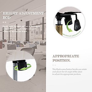 Eifizek Velvet Office Desk Chair, Modern Home Desk Chair with Wheels & Gold Base, Swivel Vanity Chair for Bedroom, Office, Vanity Study (Beige)