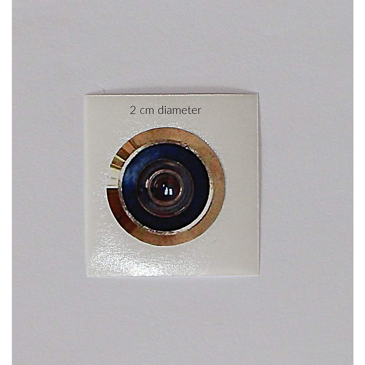 Handmade with Love by Fatima. 2 peephole stickers. To stick in your door inside the frame. Present for your friends.
