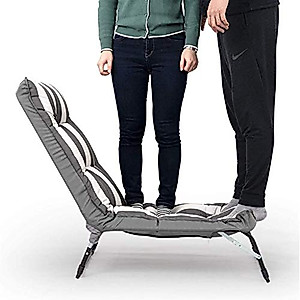 GYDJBD Striped Little Lazy Sofa, Cute Beanbag Chair in Balcony Bedroom, Creative Folding Chair