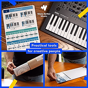 The Really Useful Bass Guitar Poster - Master Bass Guitar Music Theory with Our Fully Illustrated Poster - Get Creative & Compose Your Own Music - Perfect for Beginners | A1 Size - Folded Version