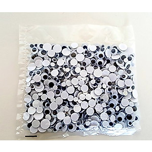Playscene Children's Craft 'Wiggle-Googly Eyes' (500 Piece Pack)