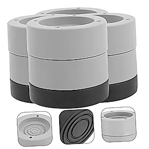 CRAFTHROU 4pcs Rubber Mats for Floor Table Top Washing Machine Floor Chairs Table Risers Washing Machine Pads Washing Machine Anti Vibration Pads Chair Risers Bed Legs Risers Bed Lifter Sofa