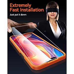 DIMONCOAT 4-PACK for iPhone 13 Pro Max/iPhone 14 Plus Screen Protector [10X Military Protection] [Easy Installation Frame] Compatible iPhone 13 Pro Max/iPhone 14 Plus 6.7'' HD 9H Tempered Glass