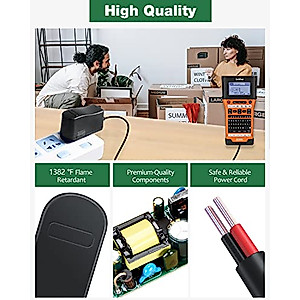9V AC DC Adapter for Brother P-Touch PT-D210 PTD210 PT-D200 PTD200 PT-D215e PT-D200VP PTH110 PT70BM Label Maker Replacing Batteries for Brother AD-24 AD-24ES AD-20 AD-30 AD-60, JOVNO 1.6A Power Supply