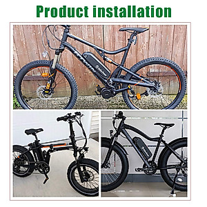 Wallen Power 52V 13AH Electric Bicycle Battery, E-Bike Battery Lithium ion Battery Hailong with Charger, BMS Protection Board, USB Port for 1000W 750W 500W Motor Mountain Bicycle Conversion Kit