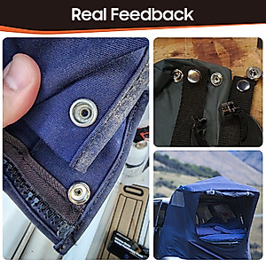 HAPDEN 160 pcs snap Buttons,snap Fasteners kit 15mm Stainless Steel Snaps Marine Grade Boat Canvas Snaps,3/8" Socket Metal Snaps for Clothing Leather Boat Cover Fabric (Regular)