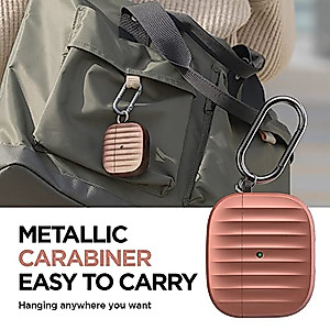 K-Max Soft Hard Case Compatible with AirPods 3rd Generation Case(2021), [Case Cover+Keychain+Silicone Strap] Wireless Charging, Double Layers Protection for AirPods 3(Sand)…