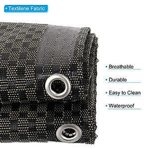 PATIKIL Gravity Chair Replacement Fabric, 63"x17" Anti-Gravity Chair Cloth Recliners Repair Tool with Bungee Cord Kit for Patio Pool Lawn Camping Outdoor, Brown