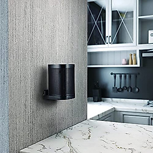 EXIMUS Speaker Wall Mount Bracket for SONOS ONE and SONOS ONE SL and SONOS Play:1 and Universal Speakers - Black