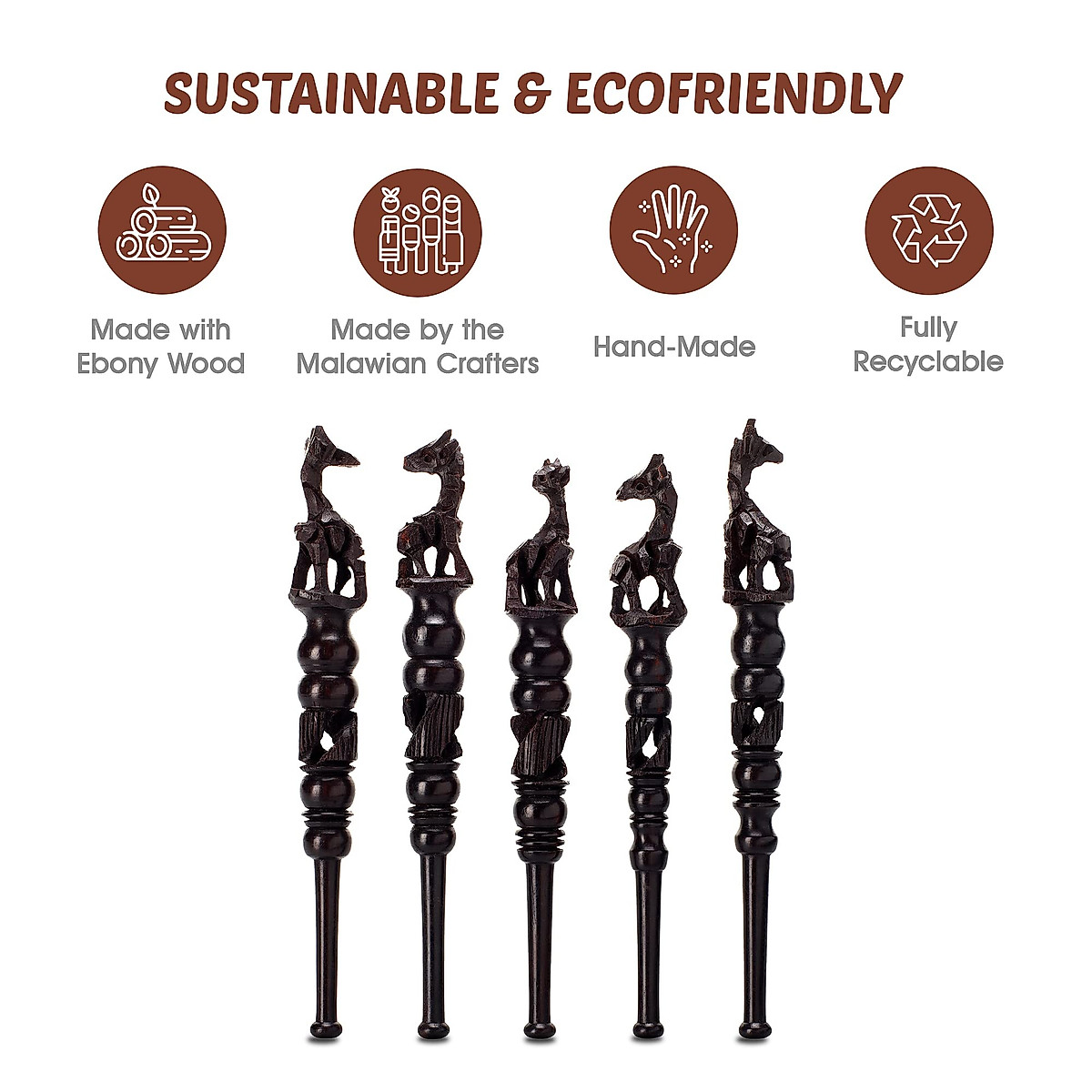 Giraffe NVC Talking Stick: Powerful Communication Tool for Balanced Dialogue, Storytelling and Peacebuilding