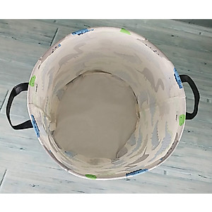 MAIZMZ Kids Hamper Storage Basket Nursery Bins Baby Gift Toy Organizer Box Laundry Basket Large Canvas Collapsible Chest for Home/Dorm/Kitchen/Pet/Closet/Shelf/Room Decor(Dinosaur)