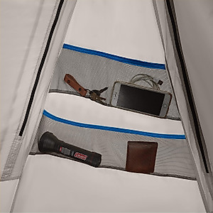 Coleman Cabin Camping Tent with Screened Porch, 4/6 Person Weatherproof Tent with Enclosed Screened Porch Option, Includes Rainfly, Carry Bag, Extra Storage, and 10 Minute Setup