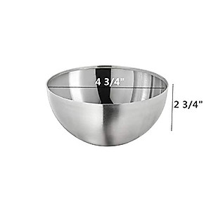 Ikea Stainless Steel Serving Bowl (2 Pack) 5" Blanda Blank