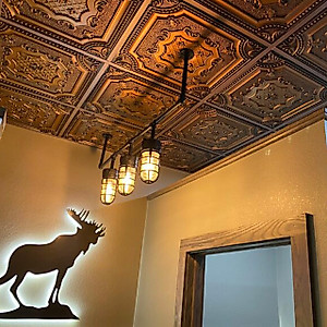 From Plain To Beautiful In Hours 258wm-24x24-10 My Beautiful Damaris PVC 2' x 2' Lay-in or Glue-up Ceiling Tile in White Matte 10 Piece (Case / 40 sq.ft)