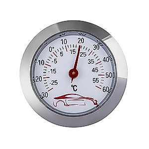 CAZSTYK Car -30 to 60℃ Embedded Temperature Testing Gauge Meter Indicator