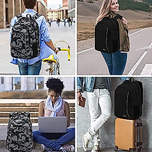 BAOMANYI Travel Laptop Backpack for Men & Women 18.4" Backpack Water Resistant College Bookbag Business Work Computer Bag (Camouflage 2, 18.4 inch)