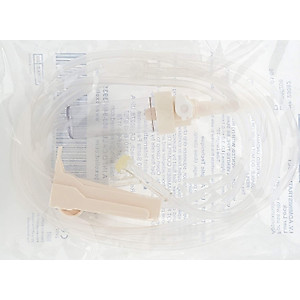 Exelint 29082 IV Administration Set, 15 Drops/mL, Luer-Lock, Y-Injection Site, 78" Tubing (50 Count)