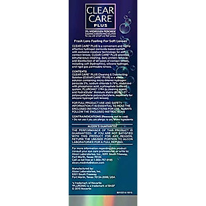 Clear Care Plus Cleaning and Disinfecting Solution with Lens Case, Clear, 12 Fl Oz