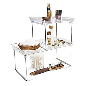 madesmart 95-79062-06 Small Stacking Shelf W/Holes