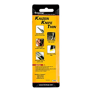 FastCap Kaizen Knife Thin - Ultra-Precision Contour Cutting Utility Knife with Comfort Grip and Retractable Safety Blade for Kaizen Foam