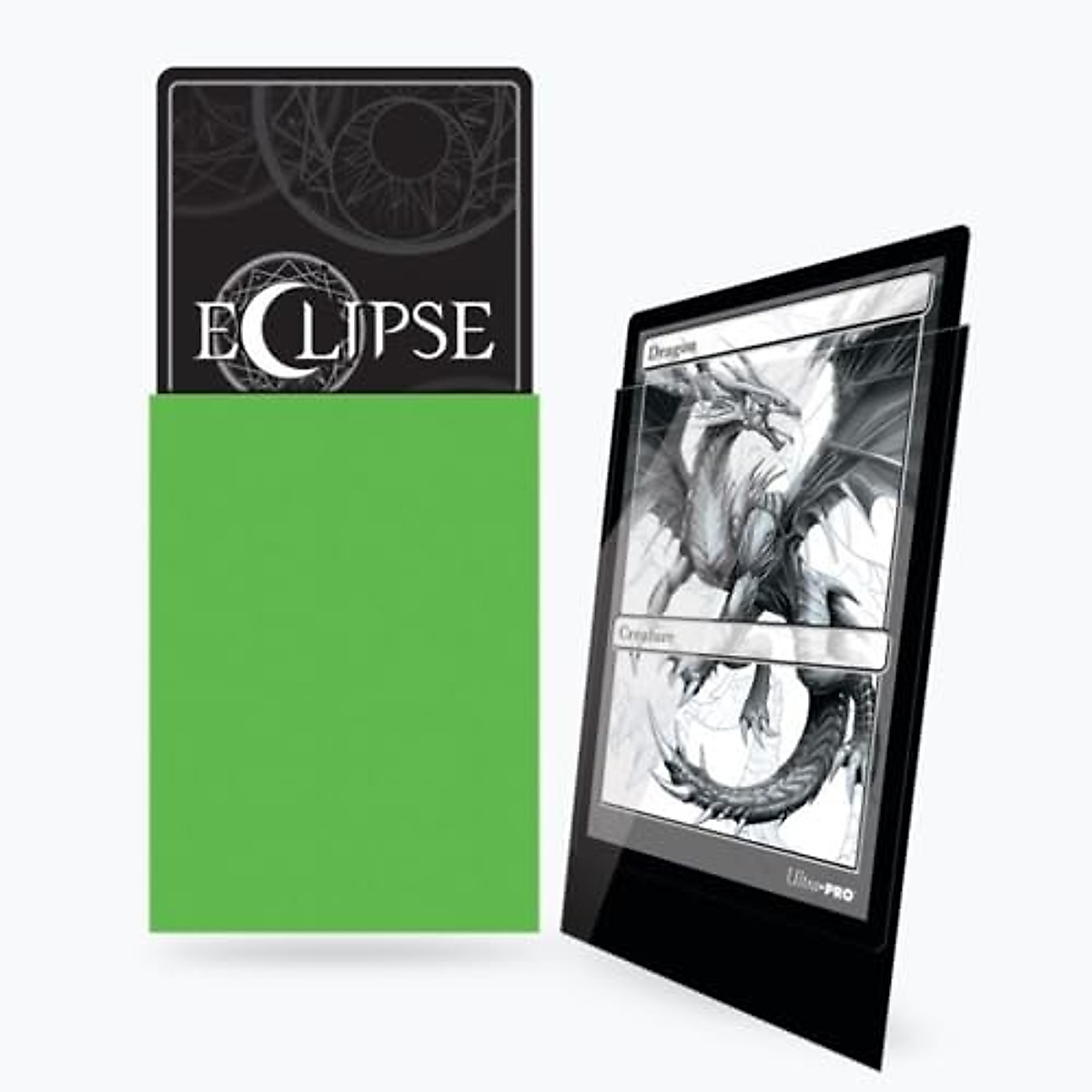 BoardGame E-15606 Ultra Pro-Eclipse Gloss Standard Sleeves 100 Pack-Lime Green