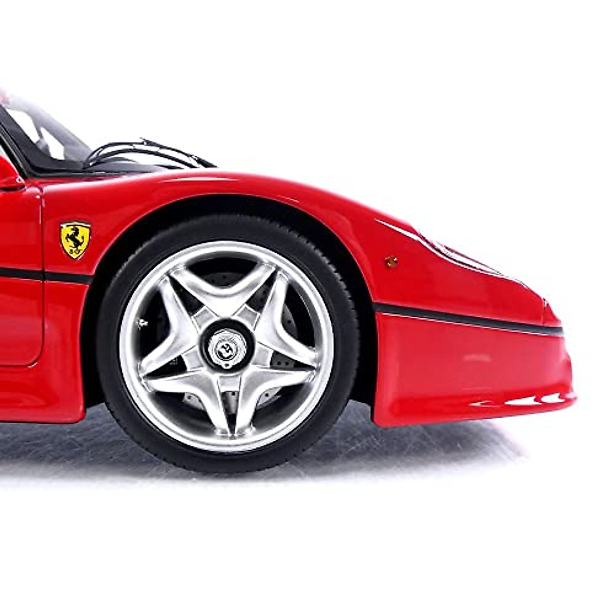 BBR 1995 F50 Coupe Rosso Corsa Red with Display CASE Limited Edition to 700 Pieces Worldwide 1/18 Model Car P18189 A