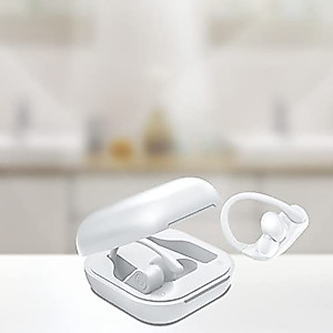 COBY True Wireless Sport Earbuds 15 Hours, Charging Case, Playback Controls, Siri and Google Assistant, Auto Bluetooth 5.0 Pairing, for Gym, Running, Workout - Works with iPhone, Android, iPad (White)