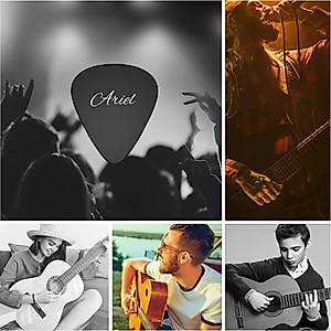 Custom Guitar Picks 12-pack Personalized Guitar Pick Add Your Logo Photo Text Guitar Accessories Great Gifts for Men, Dad, Boyfriend, Acoustic Guitar, Electric Guitar, Bass, Ukulele