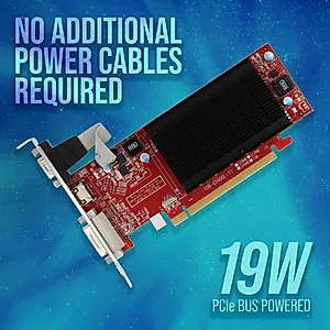 VisionTek Products HD 6350 PCIe 1 GB DDR3 SFF Retail Graphics Cards (900484)