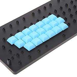 ForHe PBT Keycaps DSA 1u Blank Printed Keycaps for Gaming Mechanical Keyboard, 9 Colors Optional
