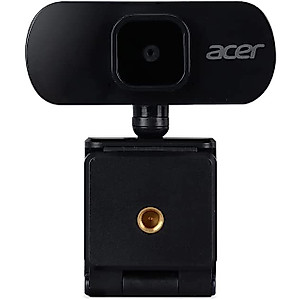 Acer Full HD USB Streaming 2MP Webcam | 1080P HD | 360° Rotation | Digital Microphone | Plug & Play for Desktop or Laptop PC | Stream for Zoom, Skype, Facetime, YouTube | Conference Calls & MS Teams