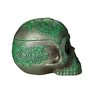 Spirit Halloween Disney's The Haunted Mansion Tabletop Skull | Officially Licensed | Home Décor | Horror Décor | Skull Decoration