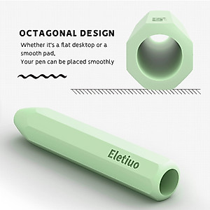 3 Sizes Silicone Grip Holder Protective Skin Sleeve Cover Case Accessories,Compatible with Apple Pencil 1st / 2nd Gen, for iPad Pro 9.7"/10.5"/11" /12.9",Mint Green (S, M, L)