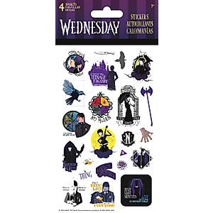 Wednesday - Season 1 - Standard 4 Sheet Stickers Standard Stickers - 4 Sheet