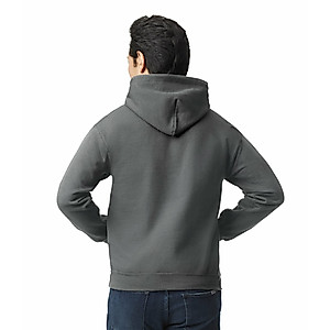 Gildan Adult Fleece Hoodie Sweatshirt, Style G18500, Multipack, Charcoal (1-Pack), Medium