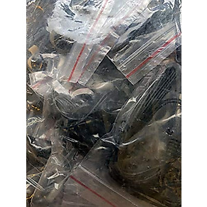 LowCostEarbuds Bulk Wholesale Lot of 50 Black/White Earbuds Headphones - Individually Wrapped