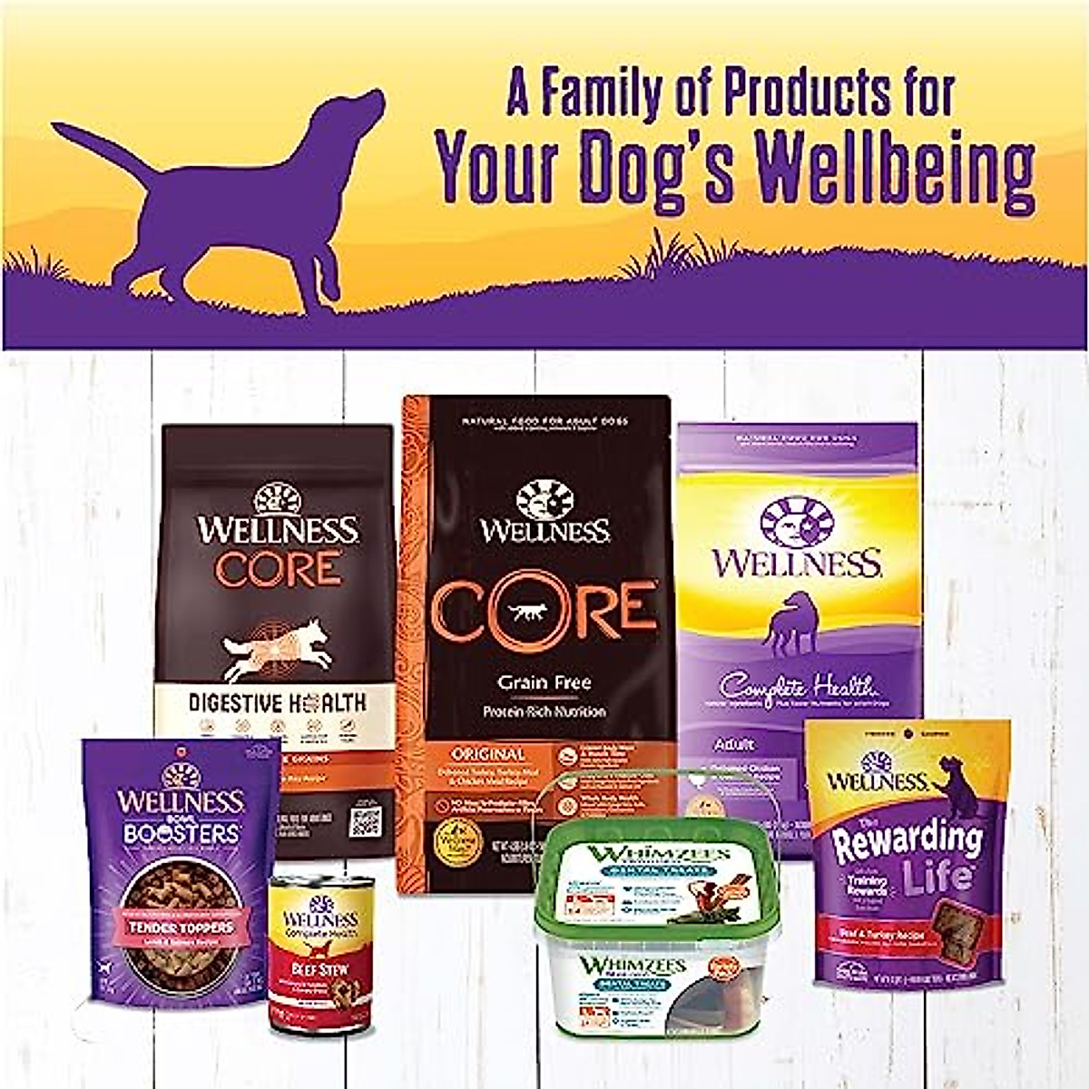 Wellness Thick & Chunky Natural Canned Dog Food, Lamb & Beef Stew, 12.5-Ounce Can (Pack of 12)