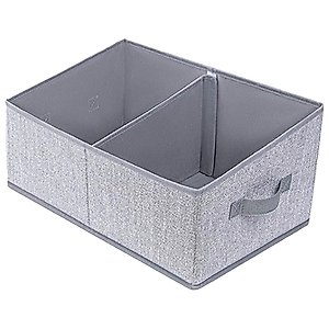 Foldable Storage Bins Handles Closet Baskets Organizing Clothes Foldable Clothing Basket Containers Shelves